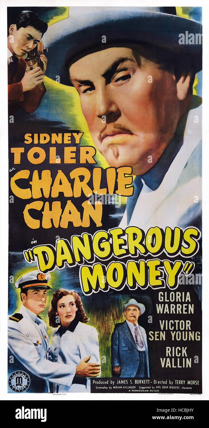 DANGEROUS MONEY, US poster art, top from left: Victor Sen Yung, Sidney ...