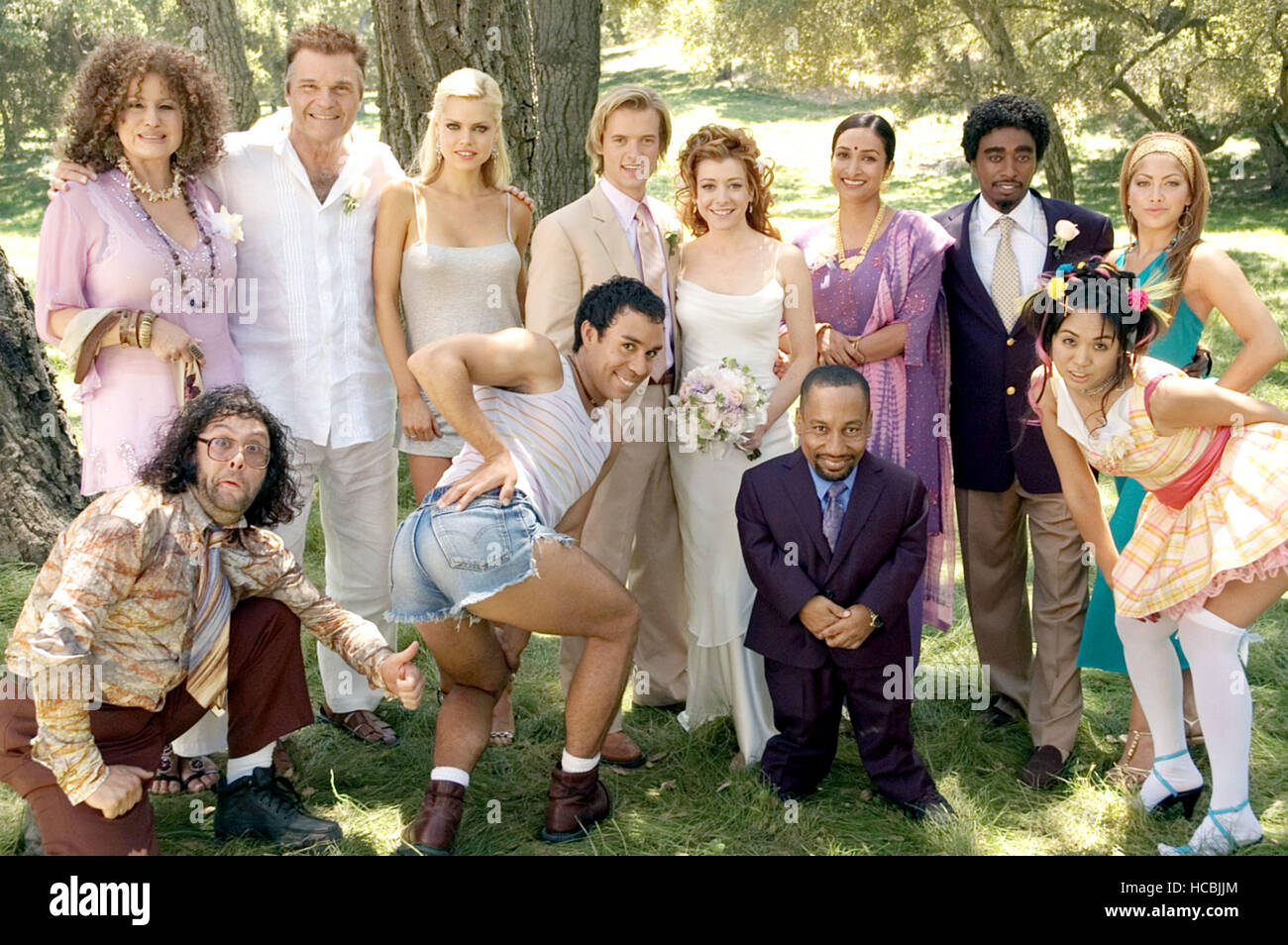 DATE MOVIE, Back row: Jennifer Coolidge, Fred Willard, Sophie Monk ...