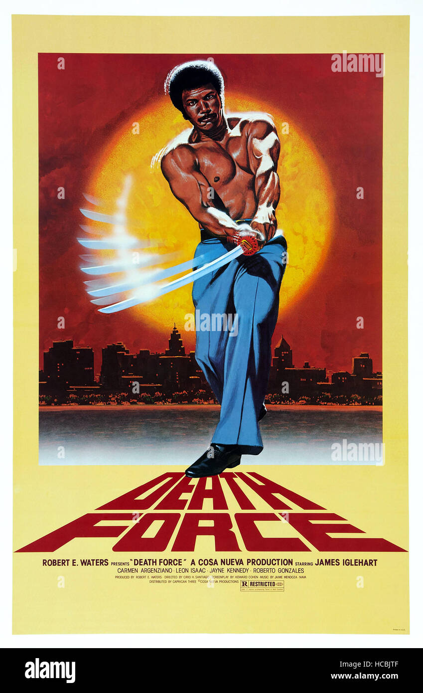 DEATH FORCE, (aka FIGHTING MAD), US poster art, James Iglehart, 1978 ...