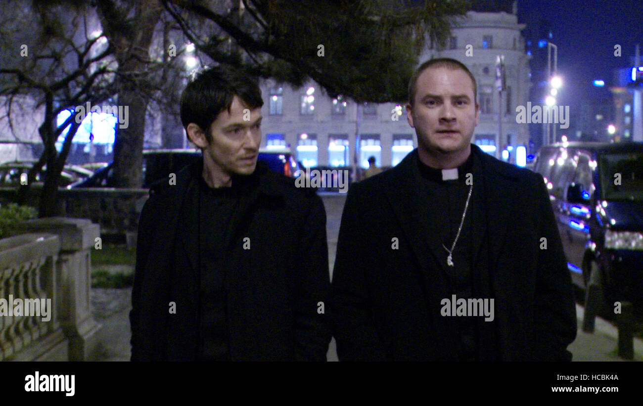 THE DEVIL INSIDE, from left: Simon Quarterman, Evan Helmuth, 2012 ...
