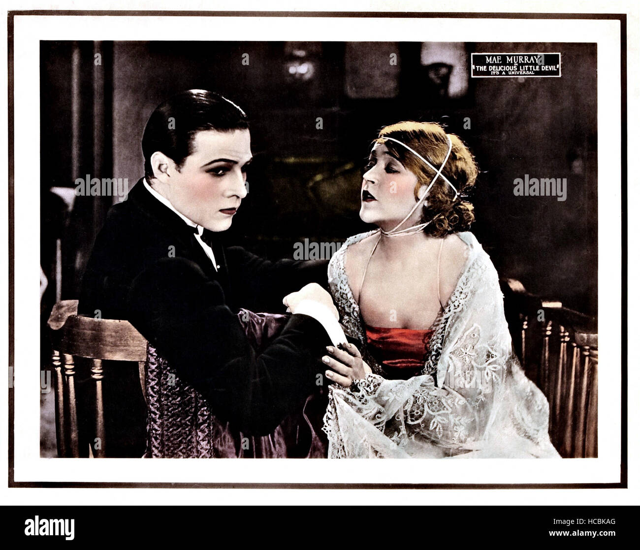 THE DELICIOUS LITTLE DEVIL, from left, Rudolph Valentino, Mae Murray ...