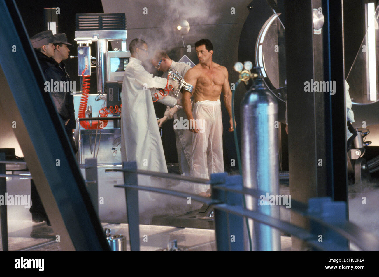 DEMOLITION MAN, Sylvester Stallone (barechested), 1993. ©Warner Bros ...