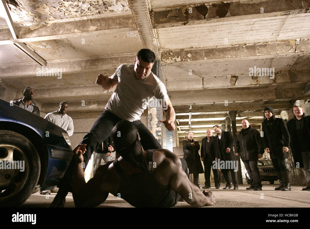DEAD MAN RUNNING, Tamer Hassan (top), Tiny Iron (bottom), 2009 ...