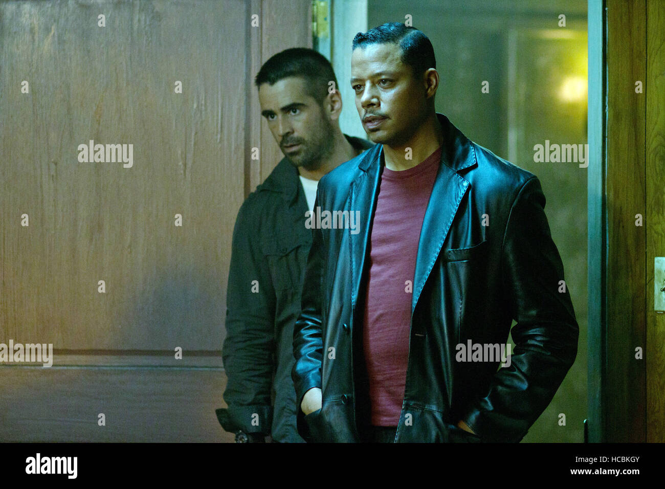 DEAD MAN DOWN, from left: Colin Farrell, Terrence Howard, 2013. ph ...