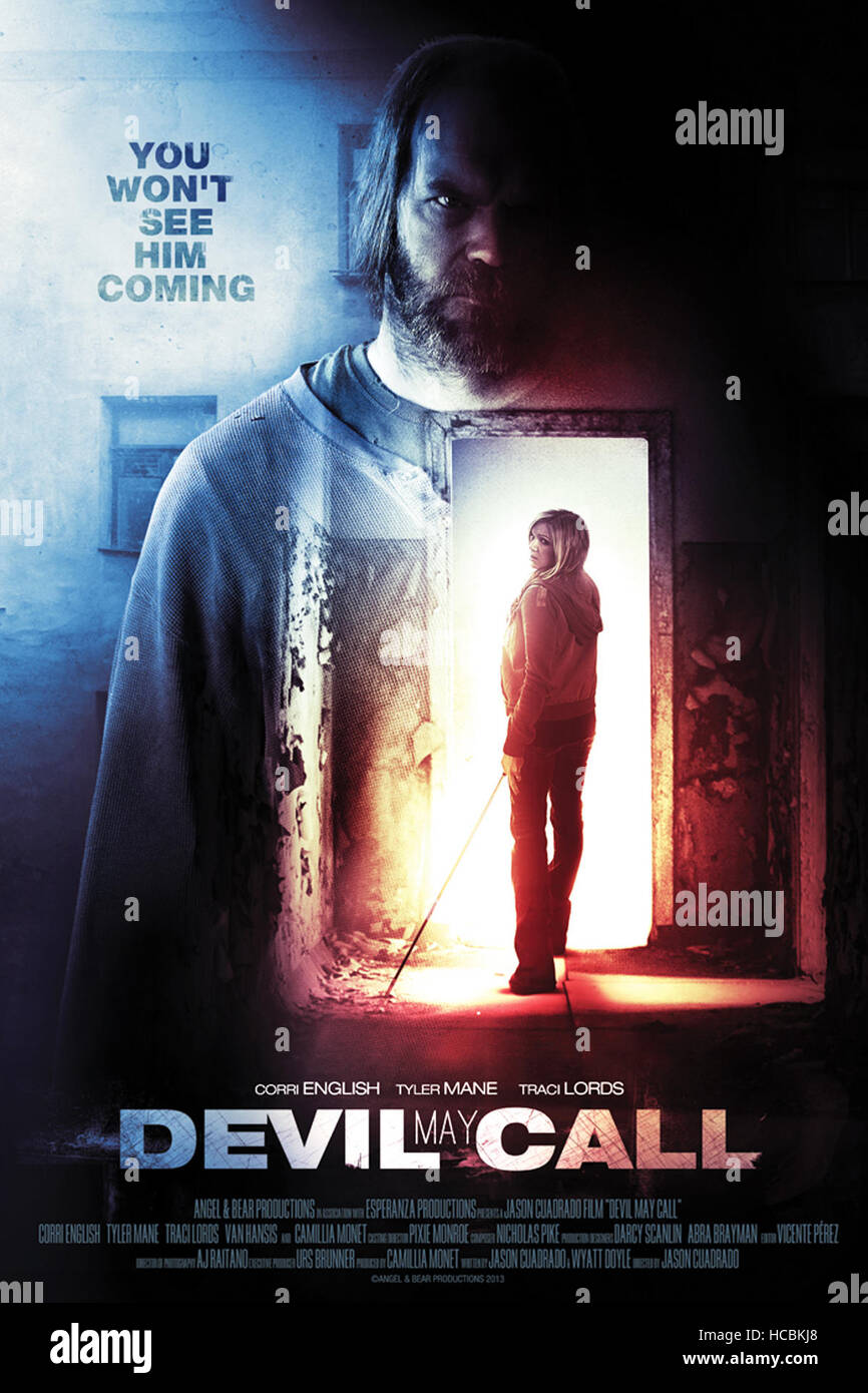 DEVIL MAY CALL, poster art, Tyler Mane, Corri English, 2013. ©Angel ...