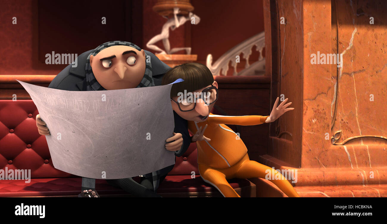 DESPICABLE ME, from left: Gru (voice: Steve Carell), Vector (voice ...