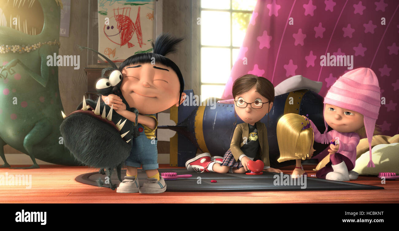 DESPICABLE ME, from left: Kyle, Agnes (voice: Elsie Fisher), Margo ...