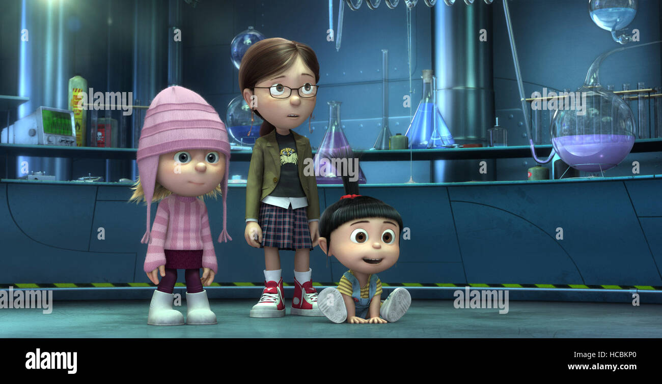 DESPICABLE ME, from left: Edith (voice: Dana Gaier), Margo (voice ...