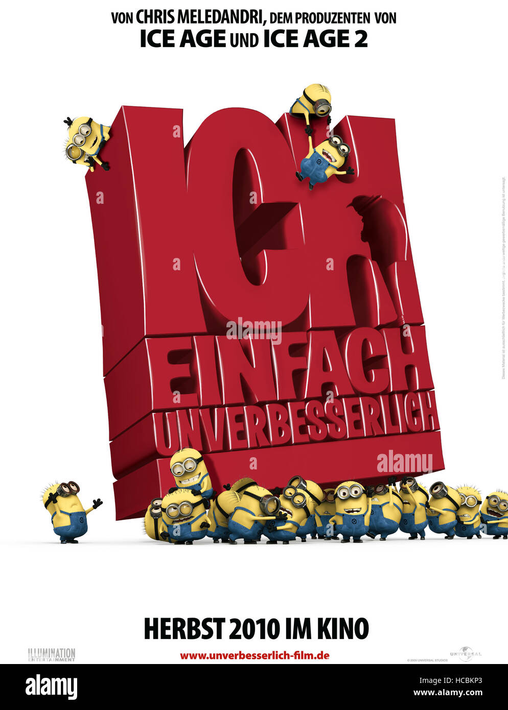 DESPICABLE ME, German poster art featuring minions , 2010. © Universal ...