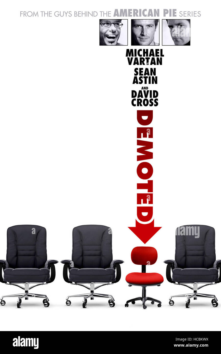 DEMOTED, US poster art, David Cross, Michael Vartan, Sean Astin, 2011 ...