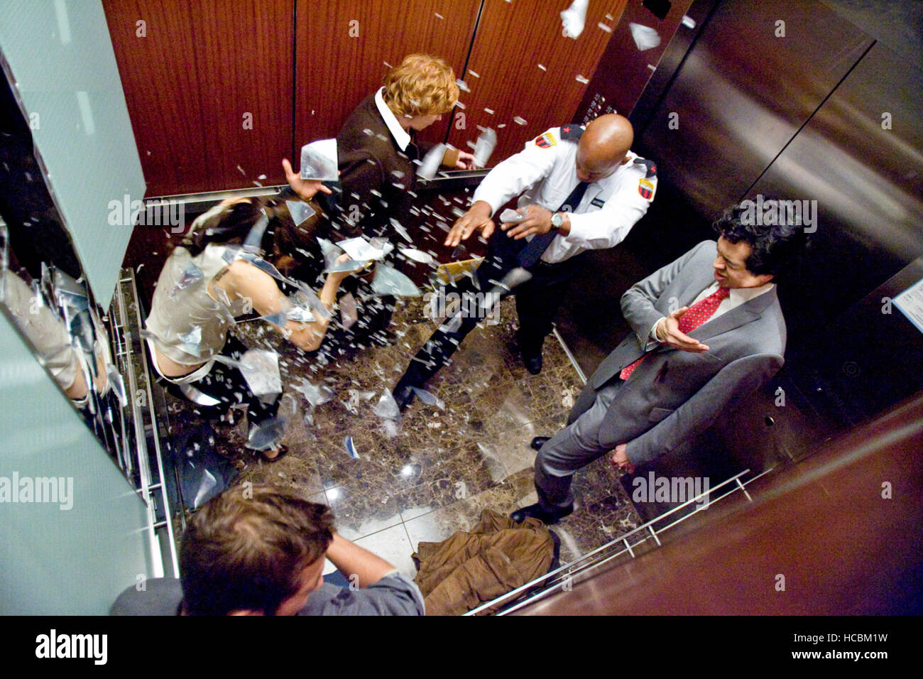 DEVIL, l-r: Logan Marshall-Green, Bojana Novakovic, Jenny O'Hara, Bokeem Woodbine, Geoffrey ...