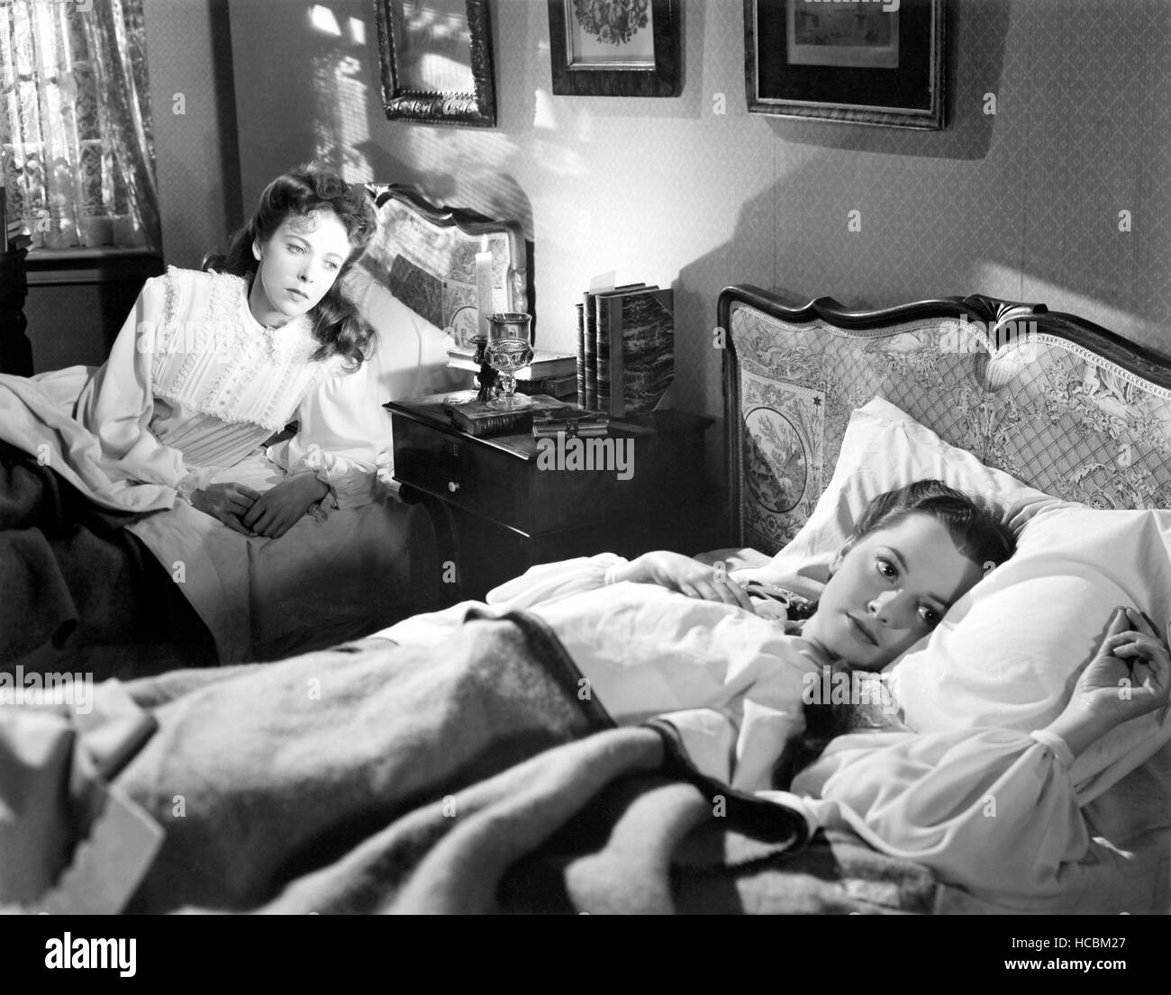 DEVOTION, from left: Ida Lupino, Olivia De Havilland, 1946 Stock Photo - Alamy
