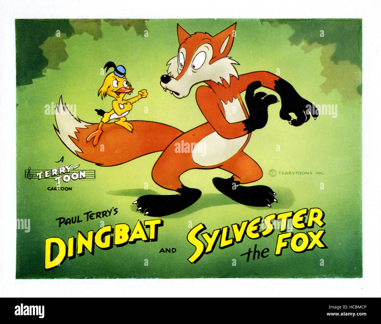 DINGBAT AND SYLVESTER THE FOX, ca. early 1950s Stock Photo - Alamy