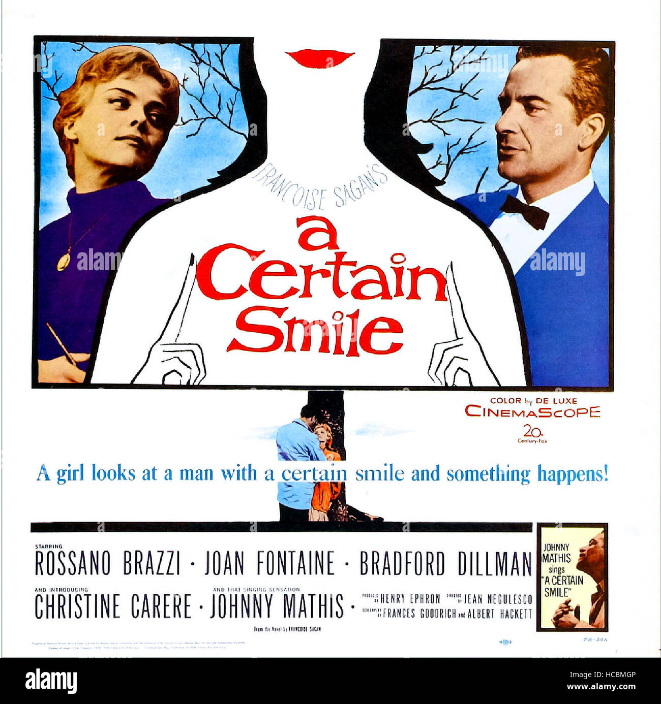 A CERTAIN SMILE, US poster, from left: Christine Carere, Rossano Brazzi ...