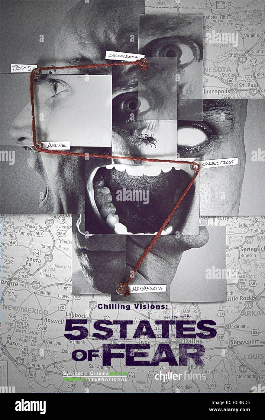 CHILLING VISIONS: 5 STATES OF FEAR, US poster art, 2014. ©Chiller ...