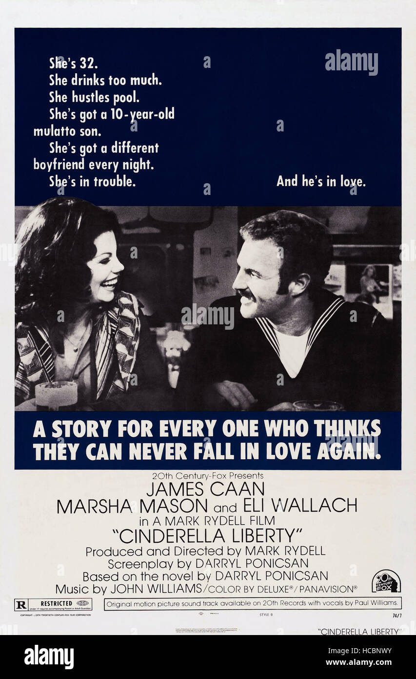 CINDERELLA LIBERTY, US poster, from left: Marsha Mason, James Caan ...