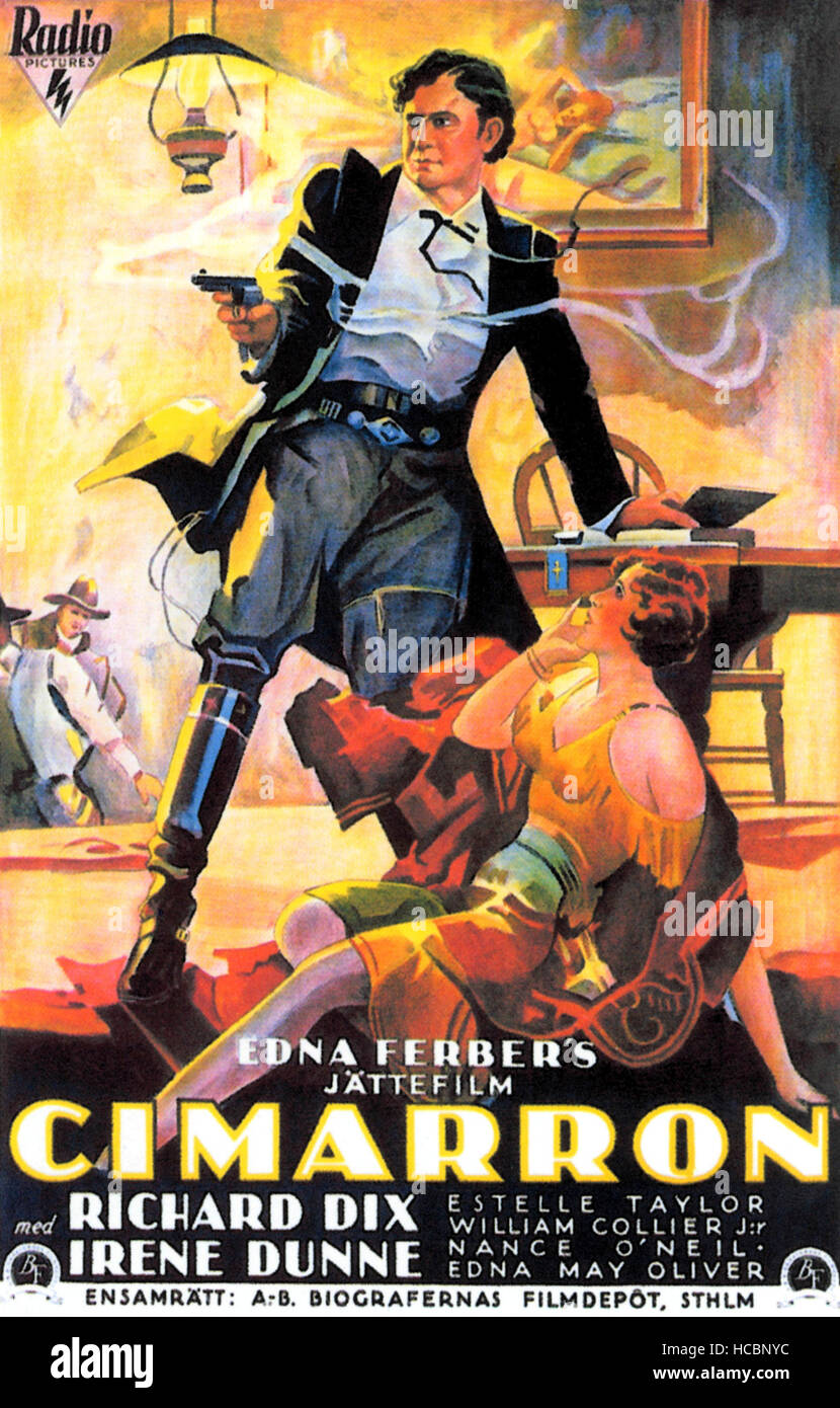 CIMARRON, from left: Richard Dix, Irene Dunne, 1931 Stock Photo - Alamy