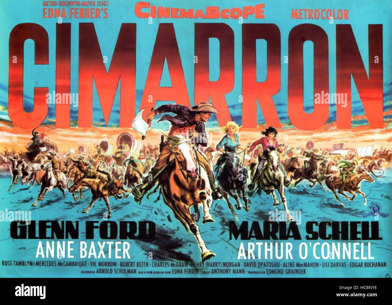 CIMARRON, poster art, 1960 Stock Photo - Alamy