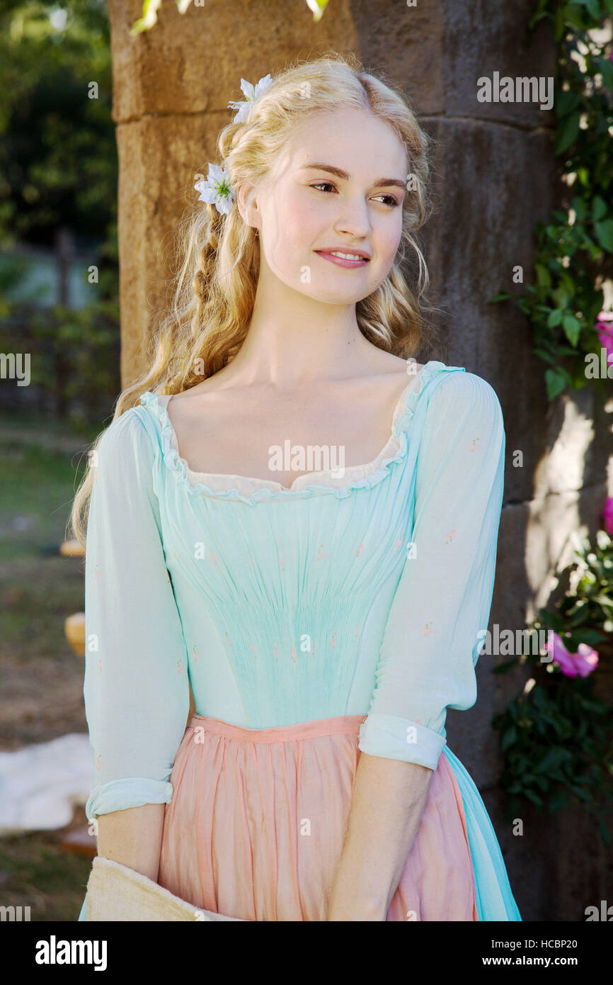 CINDERELLA, Lily James as Cinderella, 2015. ph: Jonathan Olley/©Walt ...