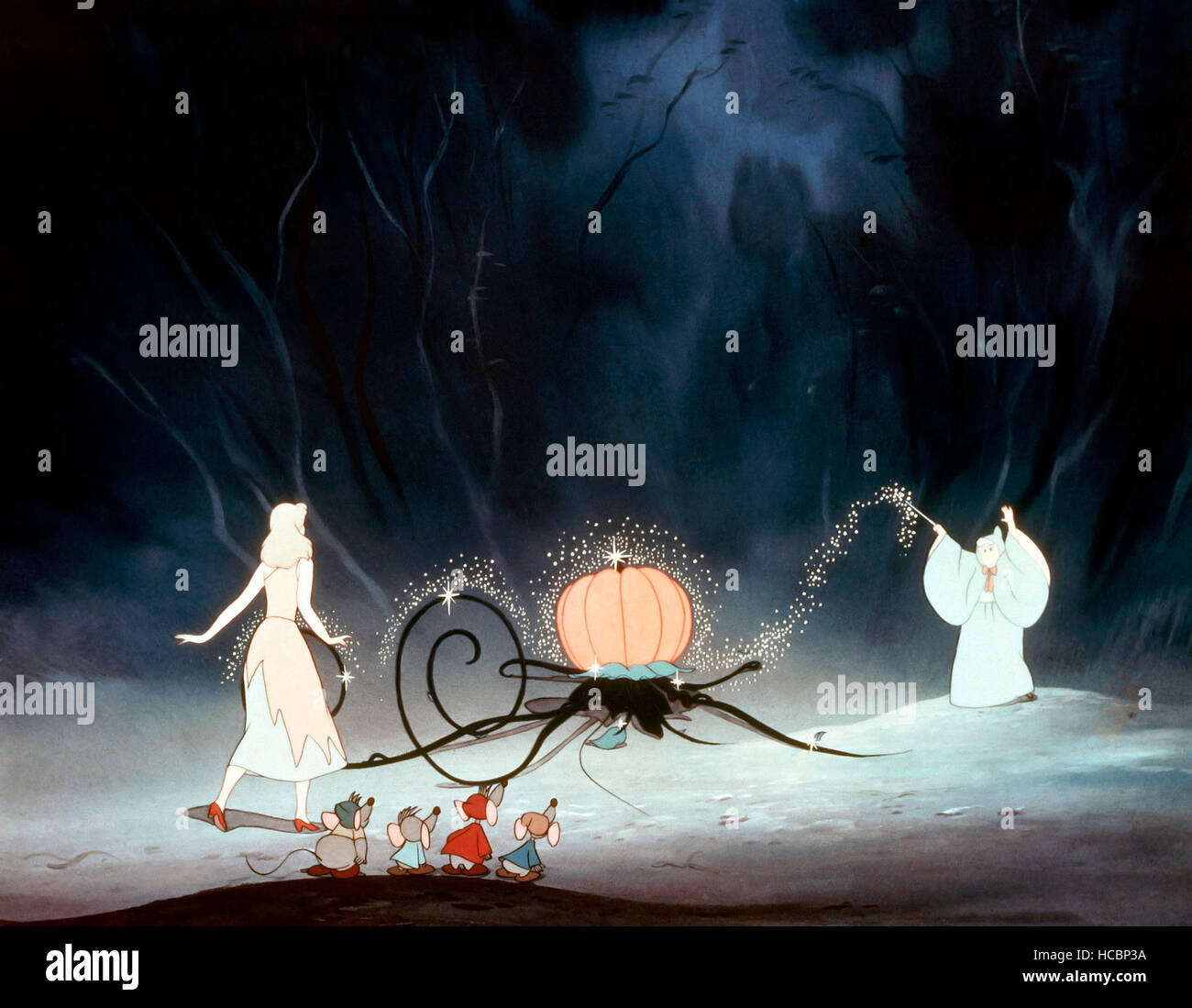 CINDERELLA, Cinderella (l.), Fairy Godmother (r.), (bottom): Gus (far ...