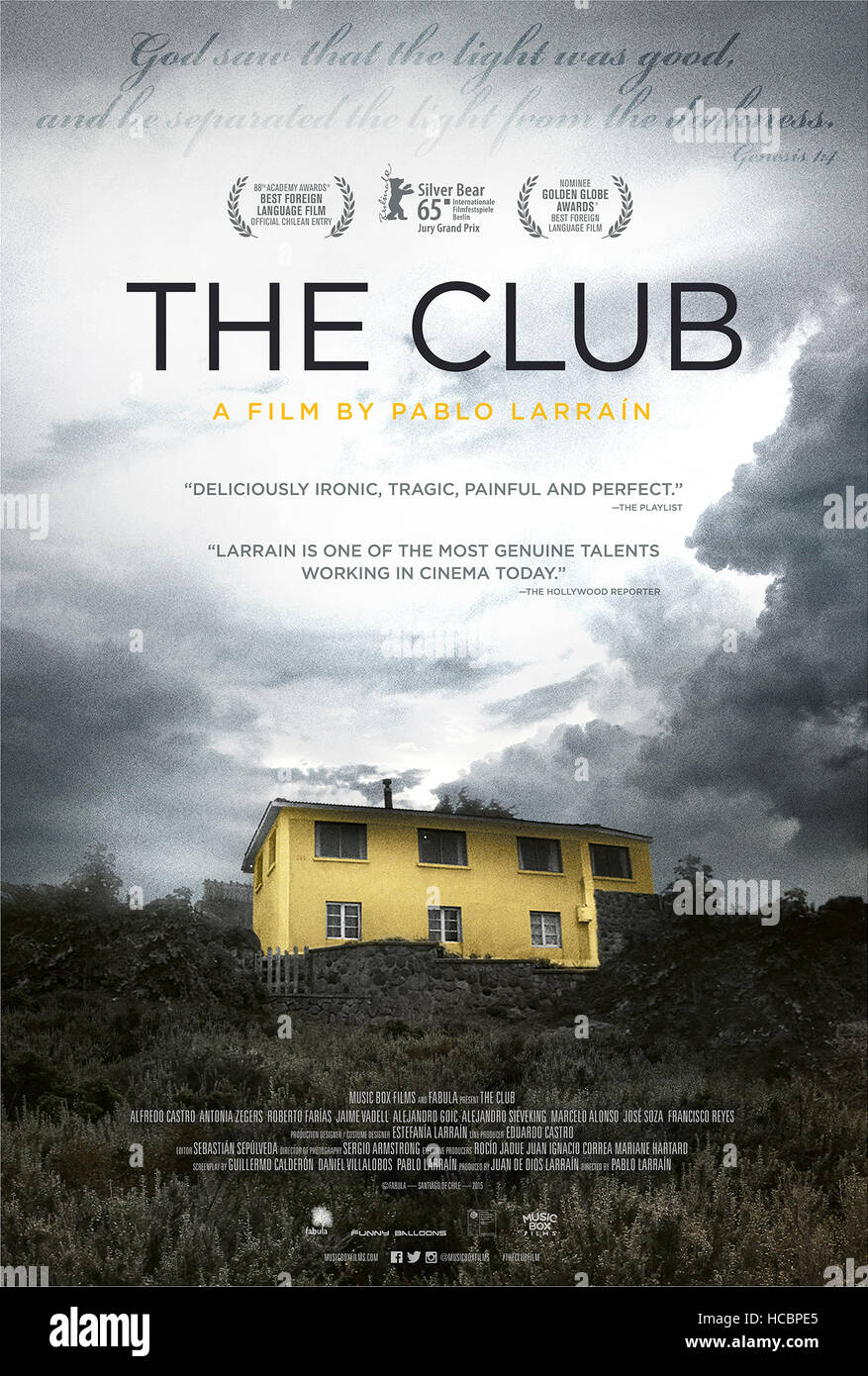 THE CLUB, (aka EL CLUB), US poster art, 2015. © Music Box Films ...