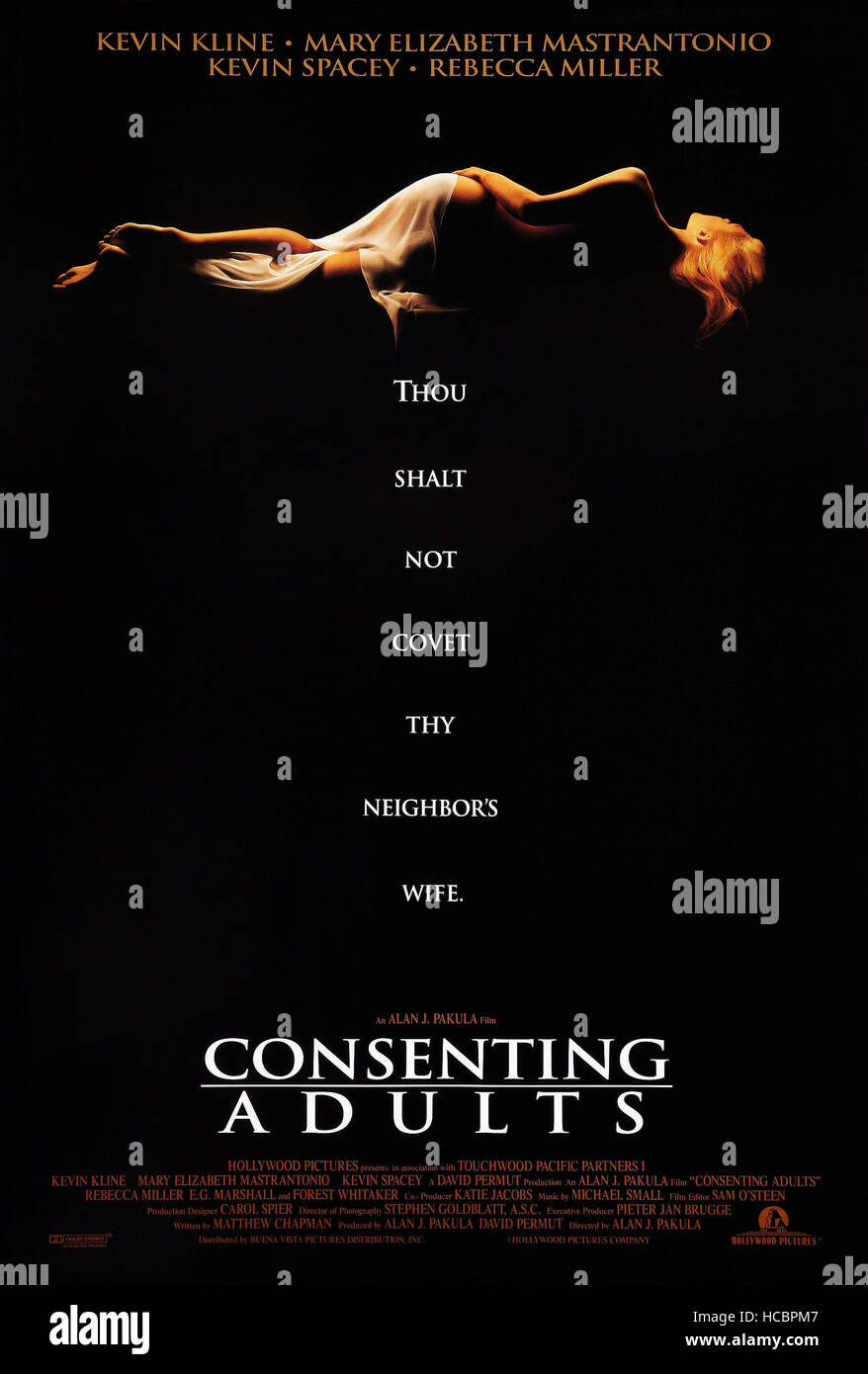 CONSENTING ADULTS, US poster art, 1992. ©Buena Vista/courtesy Everett ...