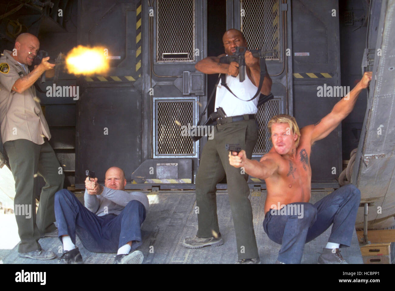 CON AIR, John Malkovich (left), Conrad Goode (right), 1997. ©Buena ...