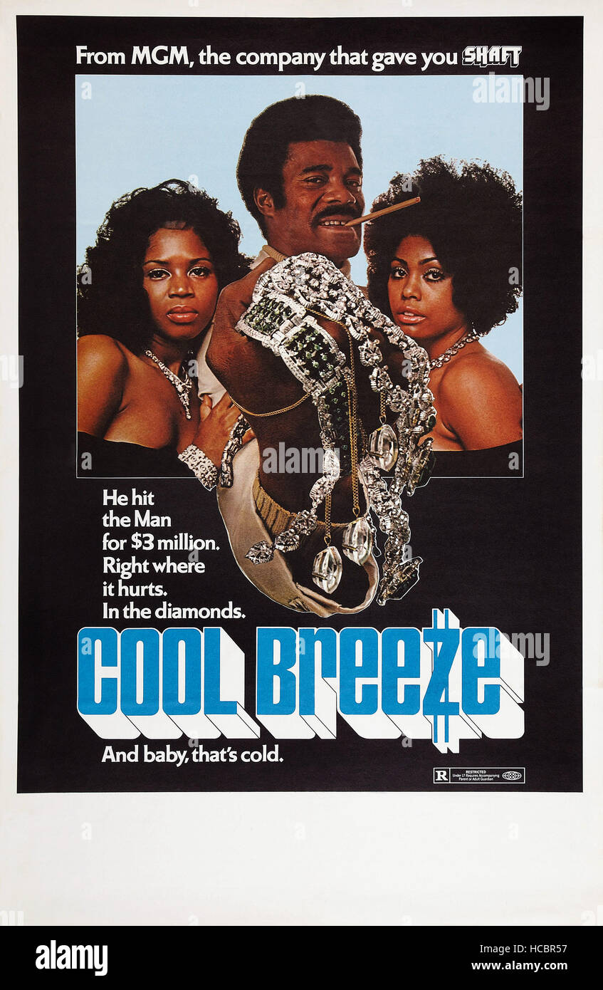 COOL BREEZE, US poster art, center: Thalmus Rasulala, 1972 Stock Photo ...