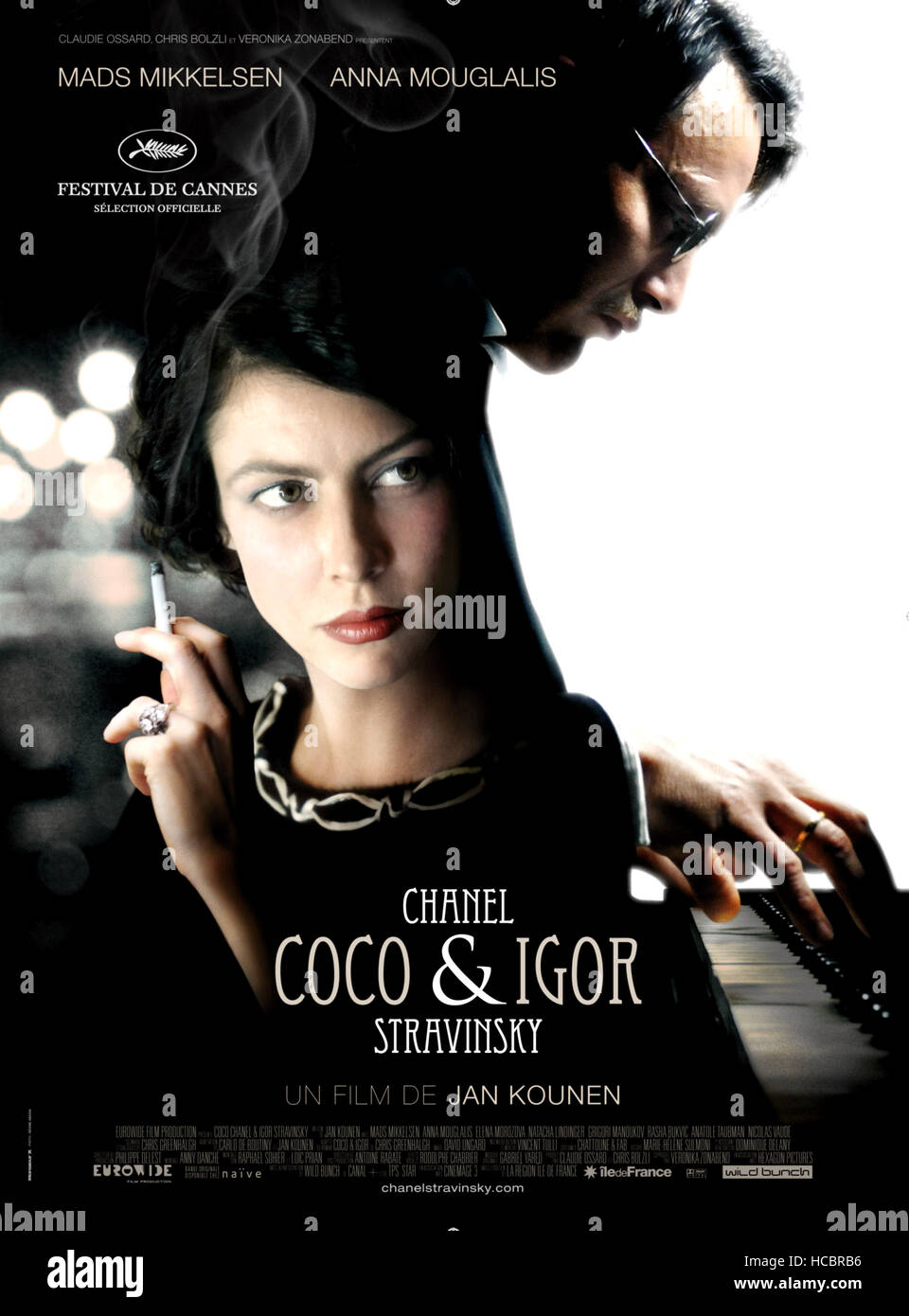 COCO CHANEL & IGOR STRAVINSKY, (aka COCO CHANEL AND IGOR STRAVINSKY), French poster art, from ...