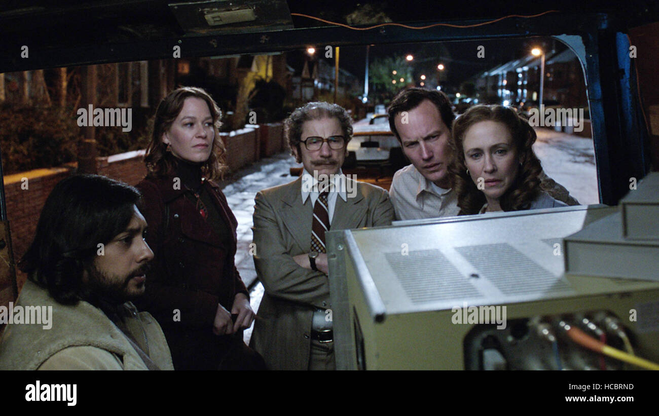 THE CONJURING 2, from left: Abhi Sinha, Franka Potente, Simon McBurney ...