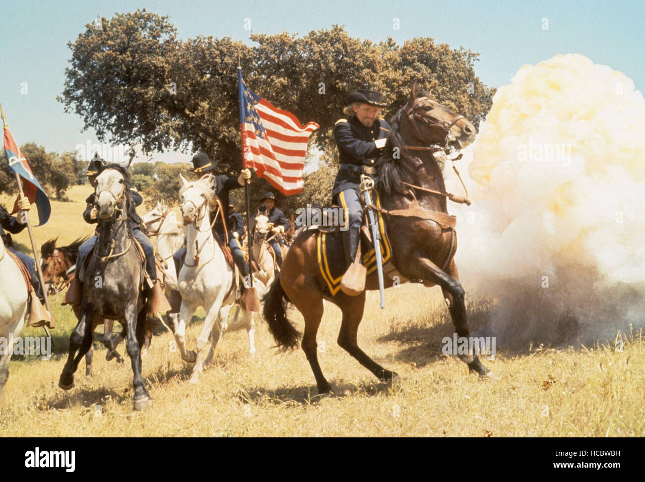 CUSTER OF THE WEST, Robert Shaw as George Armstrong Custer, 1967 Stock ...