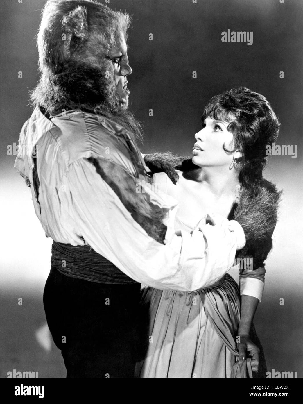 THE CURSE OF THE WEREWOLF, from left: Oliver Reed, Yvonne Romain, 1961 ...