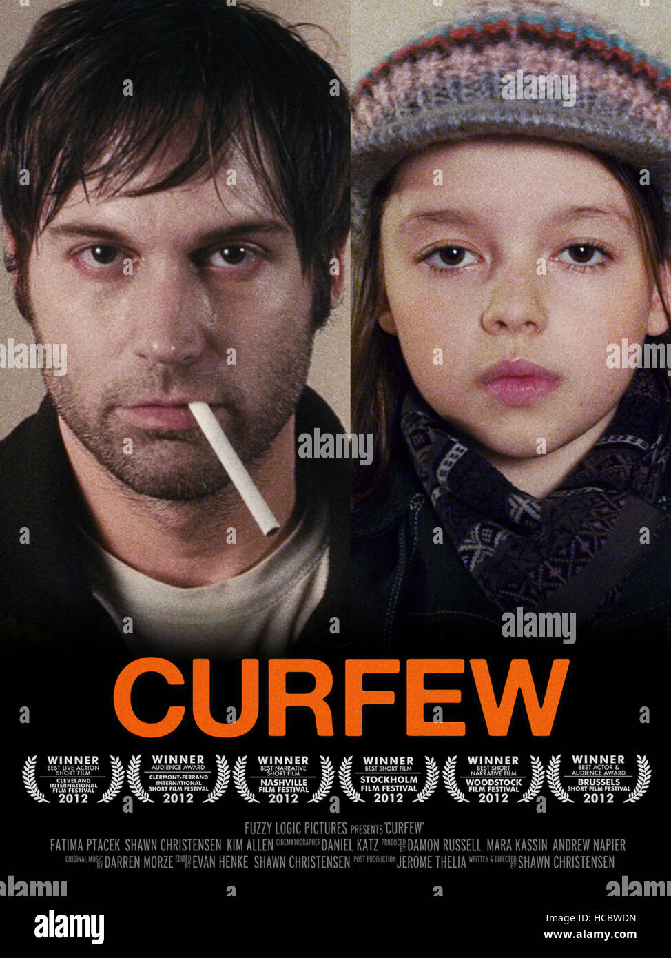 CURFEW, poster art, from left: Shawn Christensen, Fatima Ptacek, 2012 ...