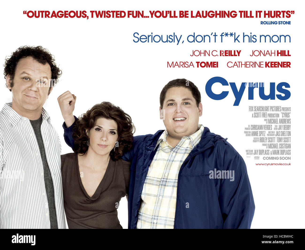 CYRUS, from left: John C. Reilly, Marisa Tomei, Jonah Hill, 2010. TM ...