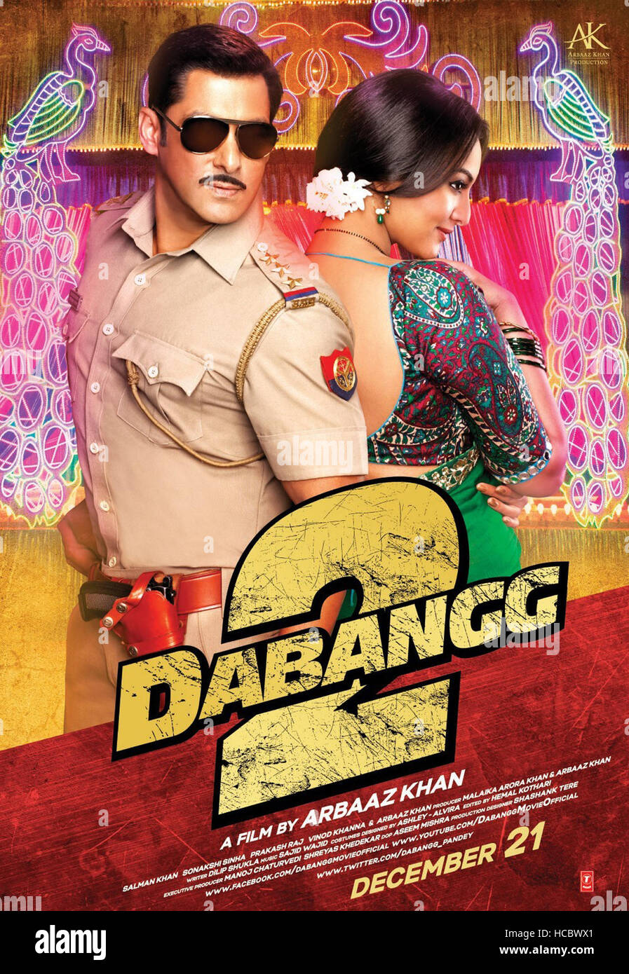 DABANGG 2, Indian poster art, from left: Salman Khan, Kareena Kapoor ...
