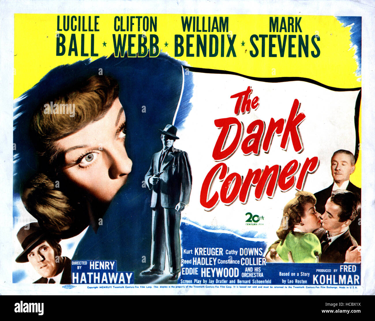 THE DARK CORNER, Lucille Ball, 1946. TM and Copyright © 20th Century ...