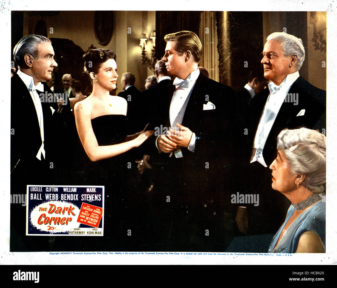 THE DARK CORNER, Clifton Webb,Cathy Downs, Kurt Kreuger, 1946. ©20th ...