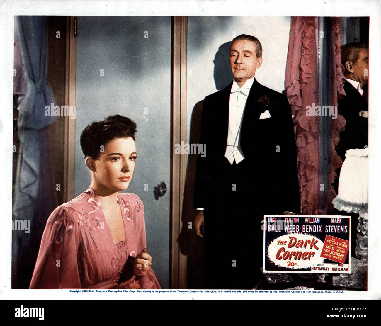 THE DARK CORNER, Cathy Downs, Clifton Webb, 1946. TM and Copyright ...