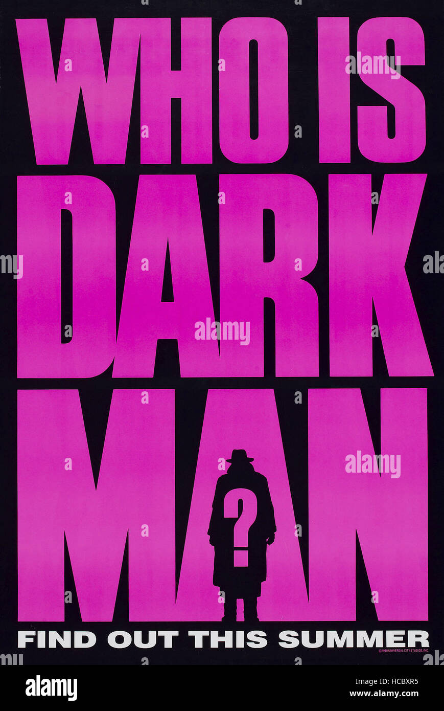 DARKMAN, US poster, 1990, © Universal/courtesy Everett Collection Stock ...