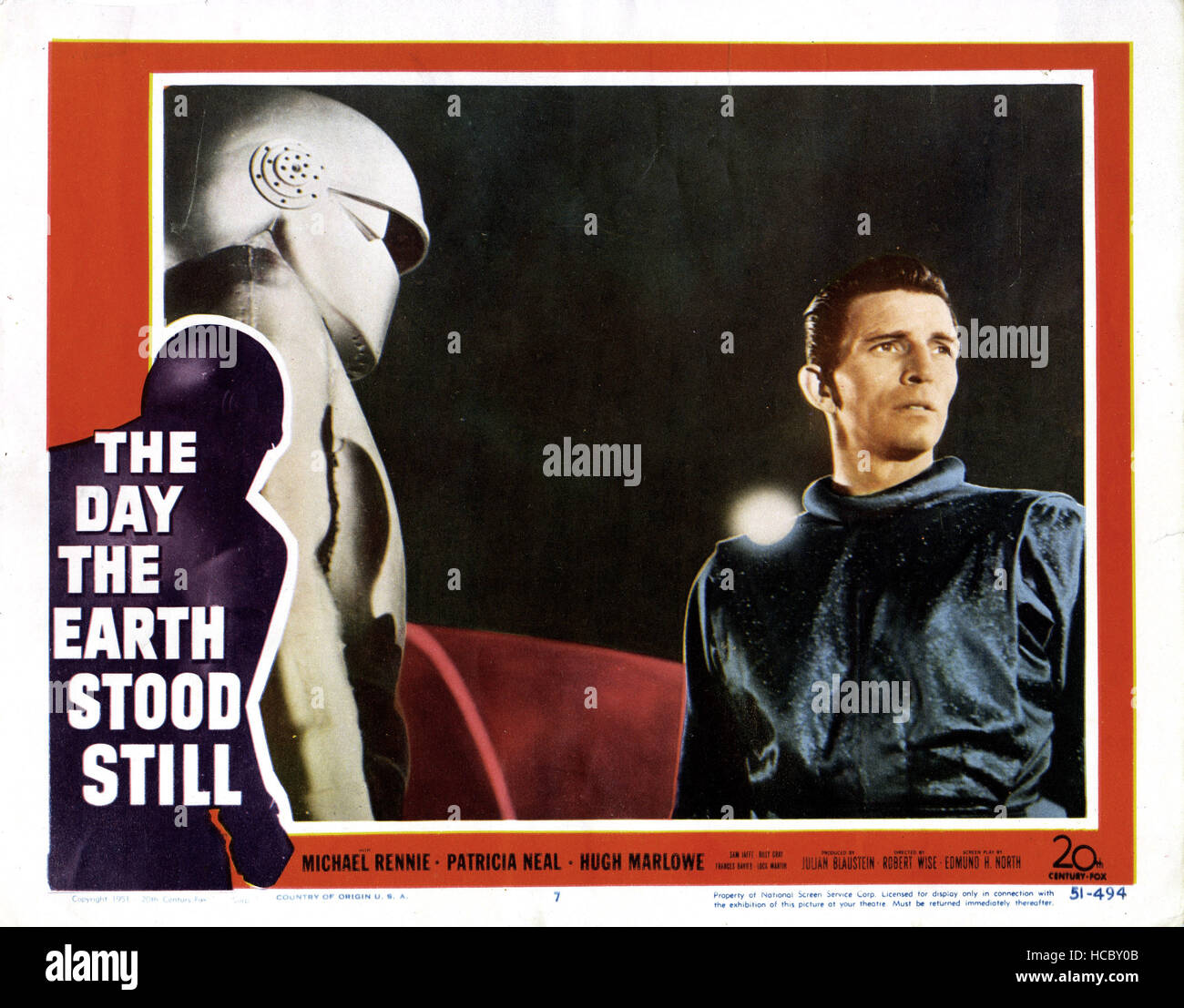THE DAY THE EARTH STOOD STILL, Michael Rennie, 1951 Stock Photo - Alamy
