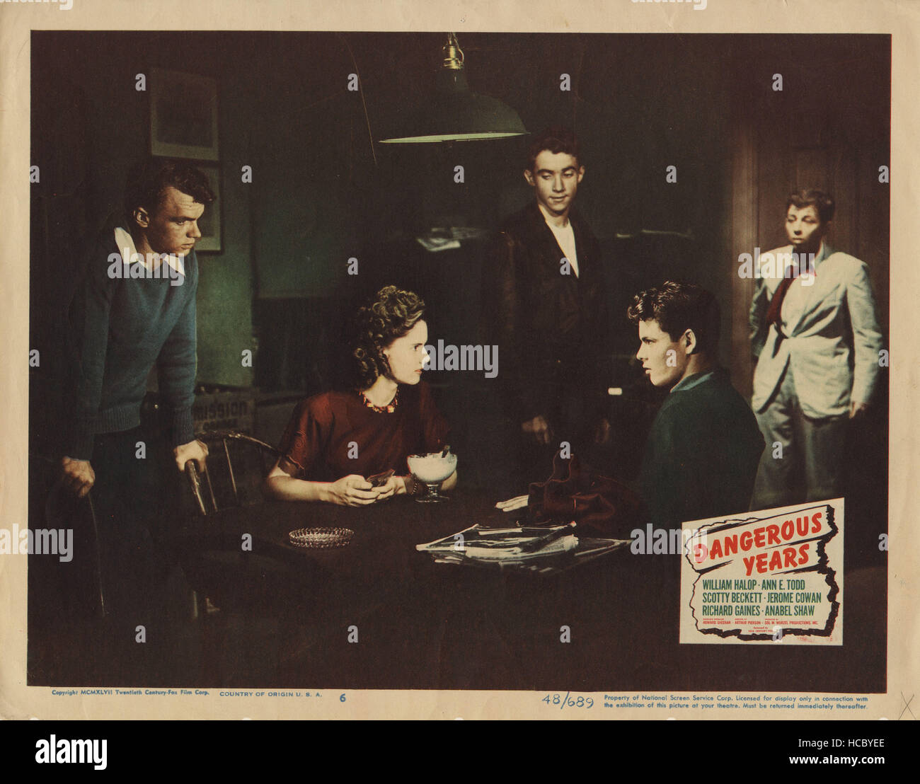 DANGEROUS YEARS, Scotty Beckett, Ann E Todd, Harry Harvey Jr., Dickie ...