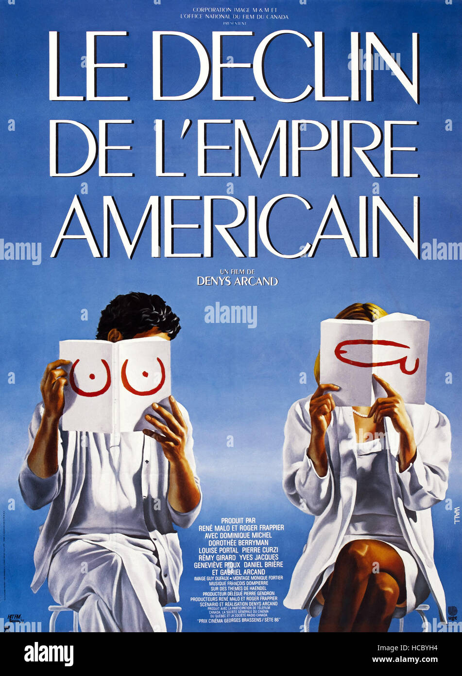 DECLINE OF THE AMERICAN EMPIRE, (aka LE DECLIN DE L'EMPIRE AMERICAIN ...