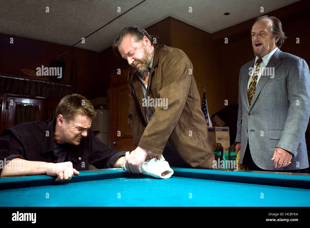 THE DEPARTED, Leonardo DiCaprio, Ray Winstone, Jack Nicholson, 2006, (c ...