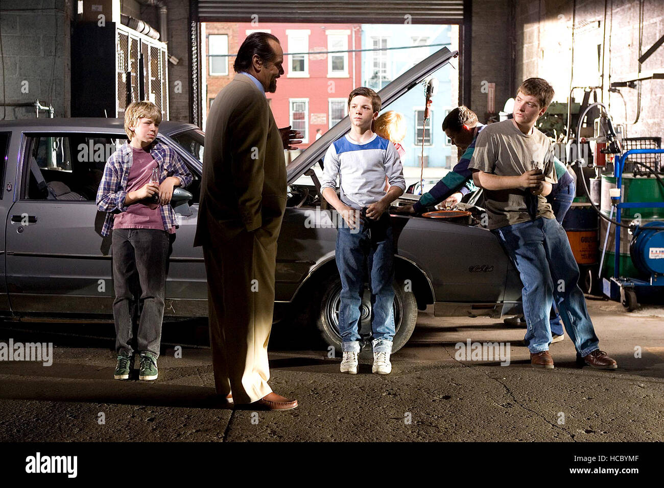 THE DEPARTED, Jack Nicholson (second from left), Conor Donovan (center ...
