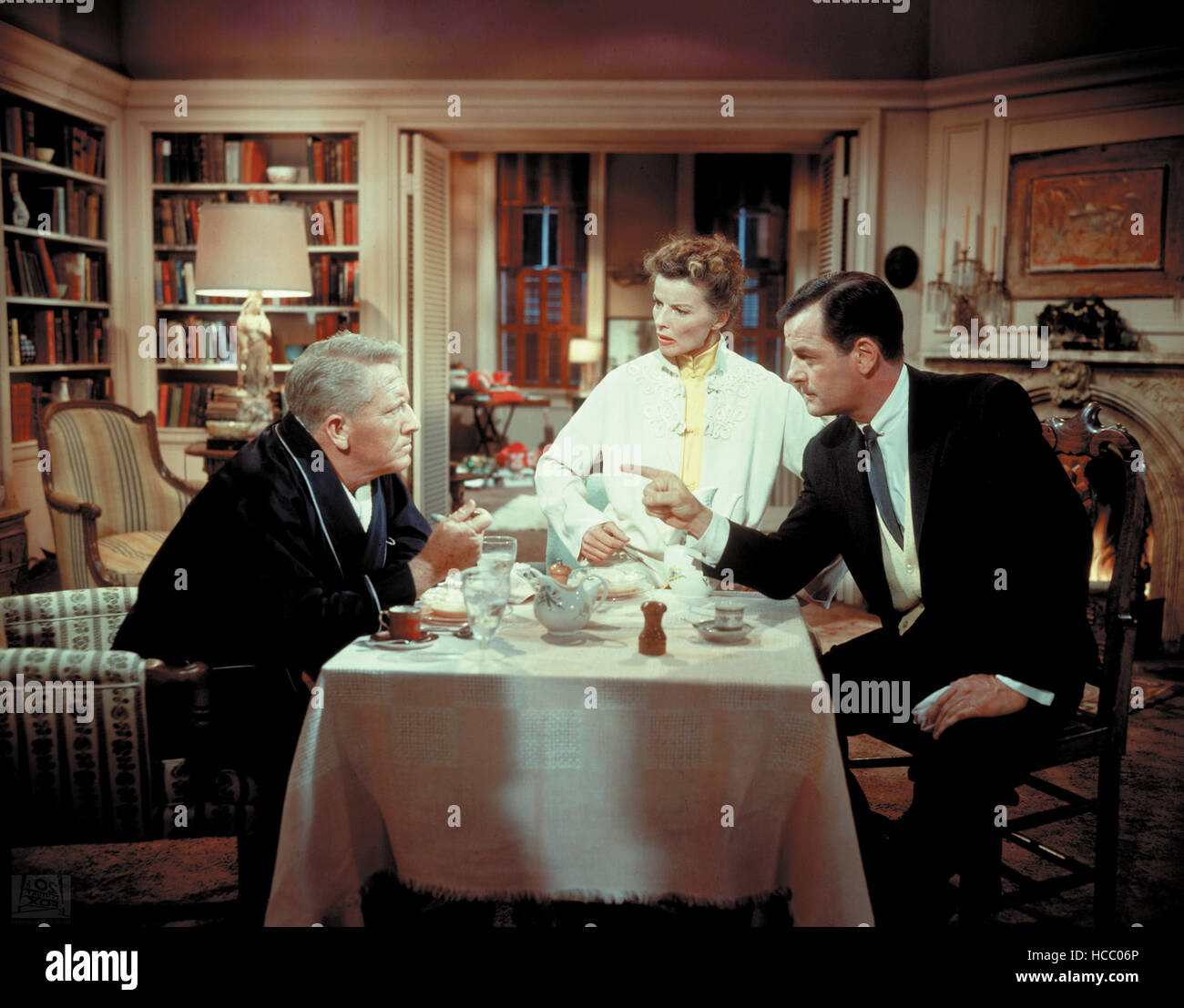 DESK SET, Spencer Tracy, Katharine Hepburn, Gig Young, 1957. TM and ...