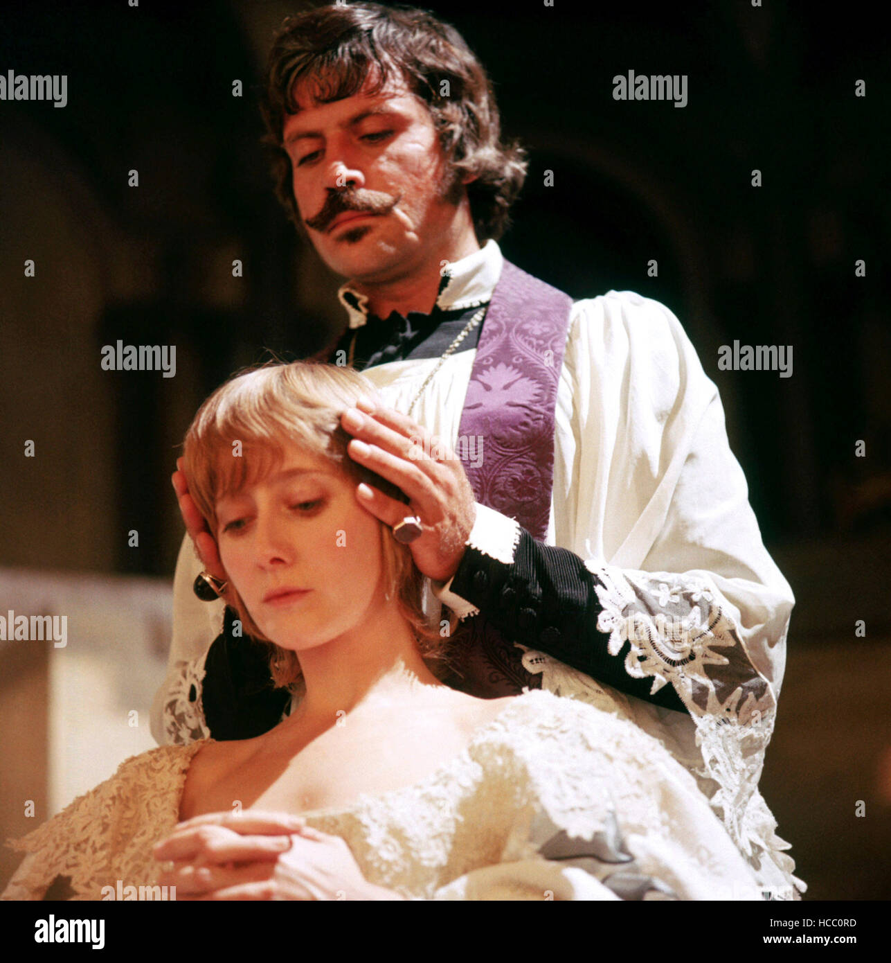 THE DEVILS, from top to bottom: Oliver Reed, Gemma Jones, 1971 Stock Photo - Alamy