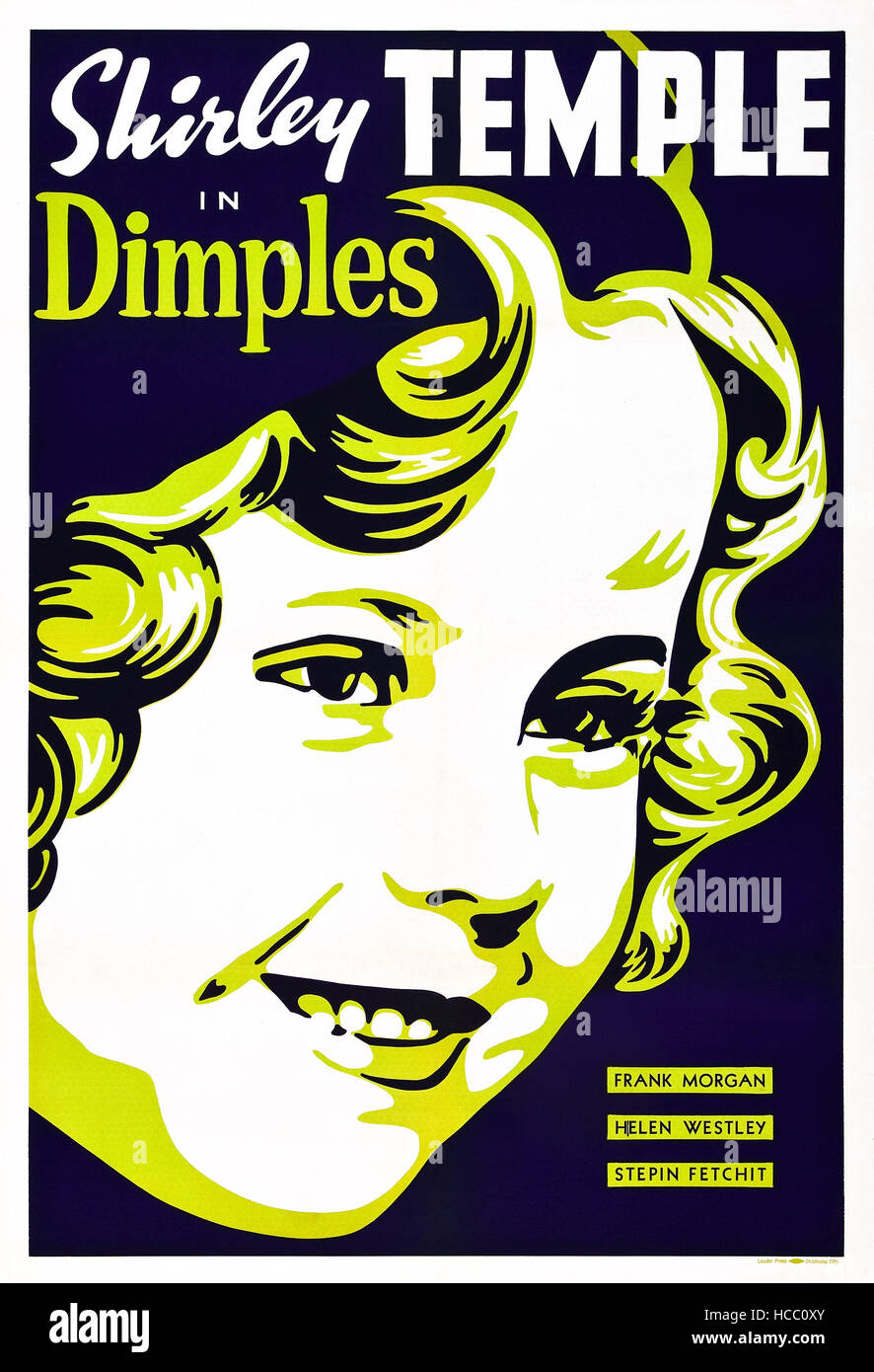 DIMPLES, US poster art, Shirley Temple, 1936. TM and Copyright © 20th ...