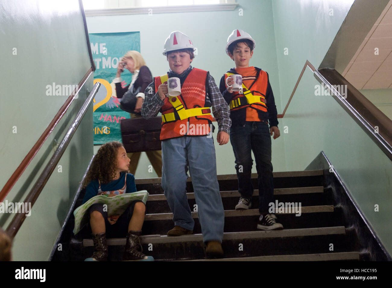 DIARY OF A WIMPY KID, in uniform, from left: Robert Capron, Zachary ...