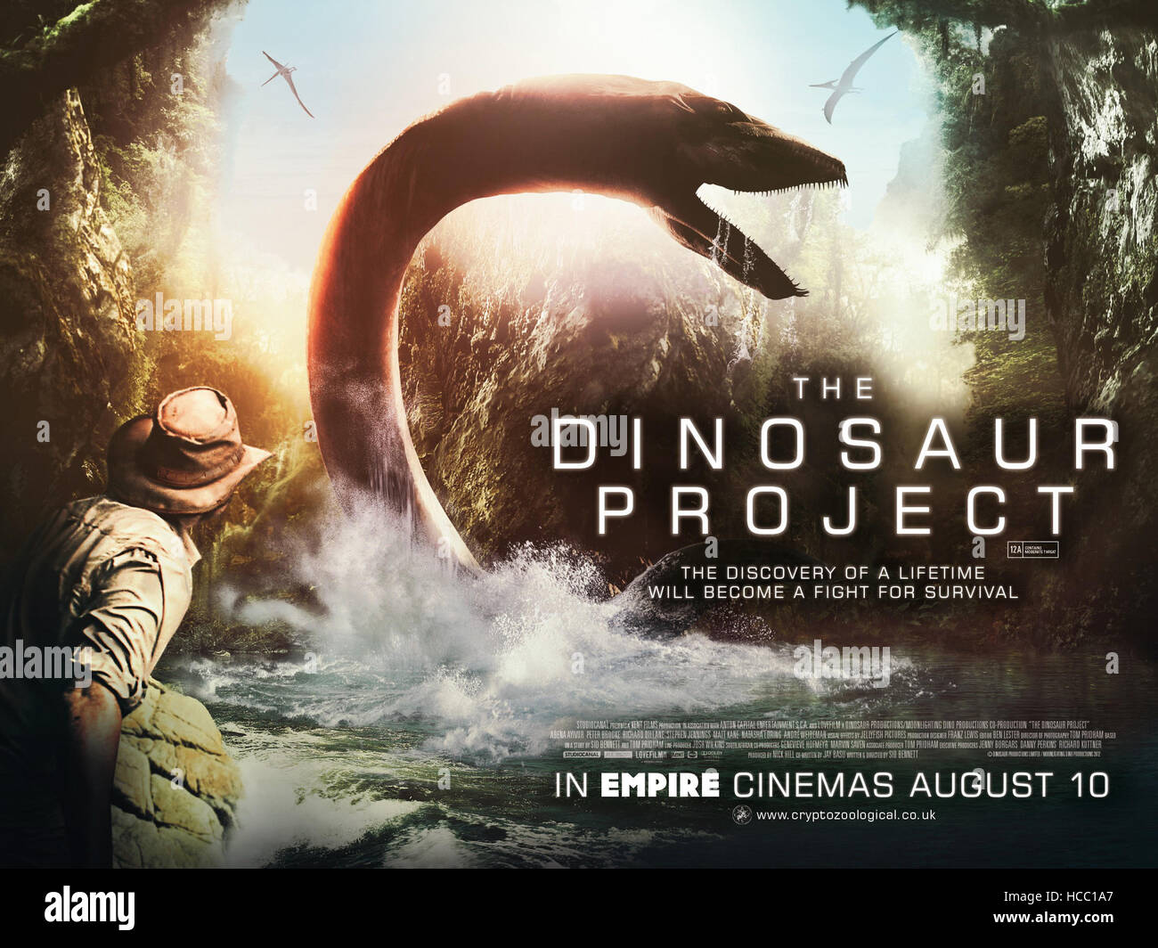 THE DINOSAUR PROJECT, British poster art, 2012. ©Studio Canal/Courtesy ...