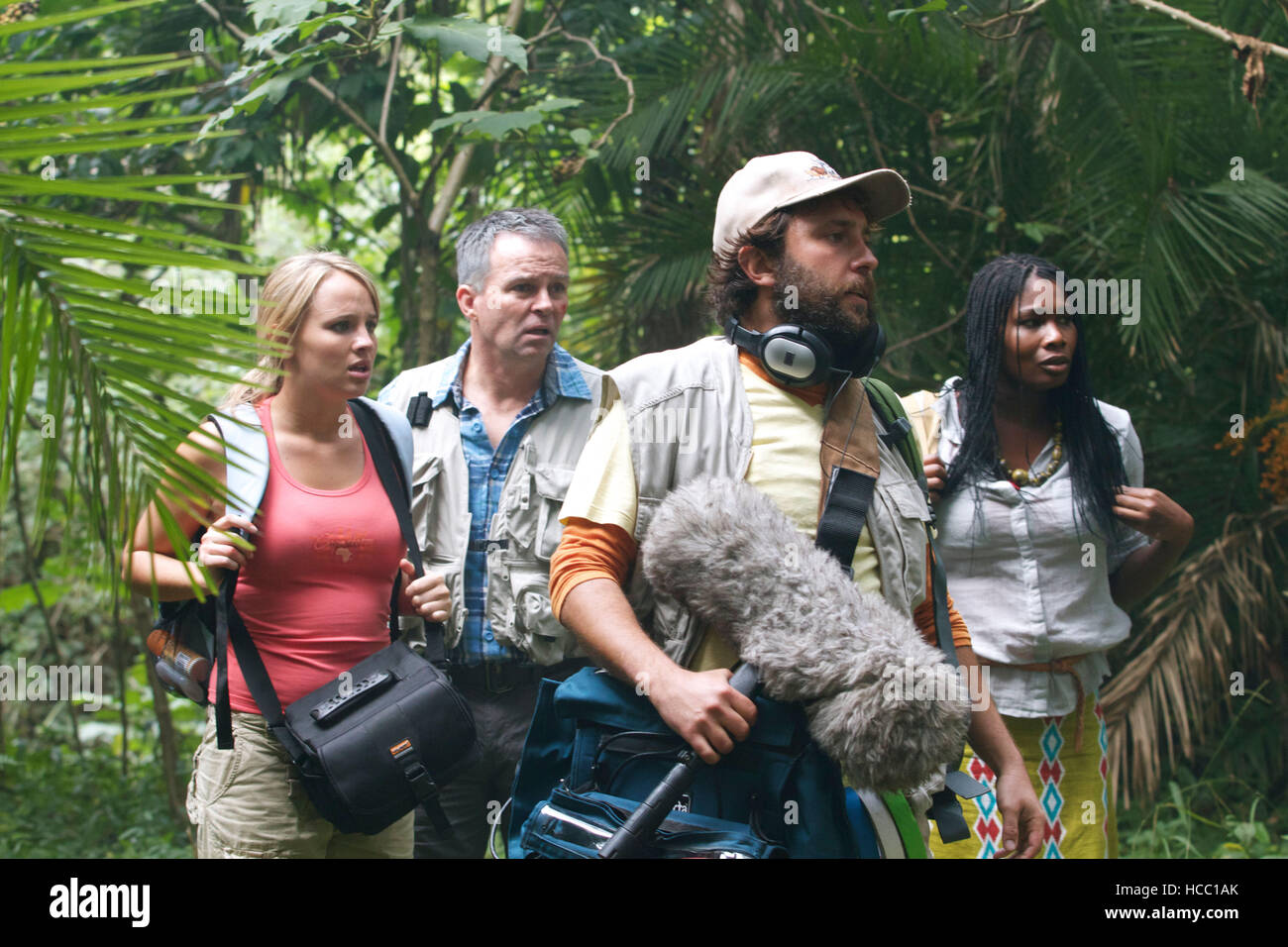 THE DINOSAUR PROJECT, from left: Natasha Loring, Stephen Jennings ...